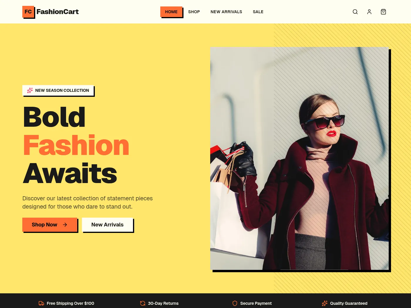 FashionCart Online Store