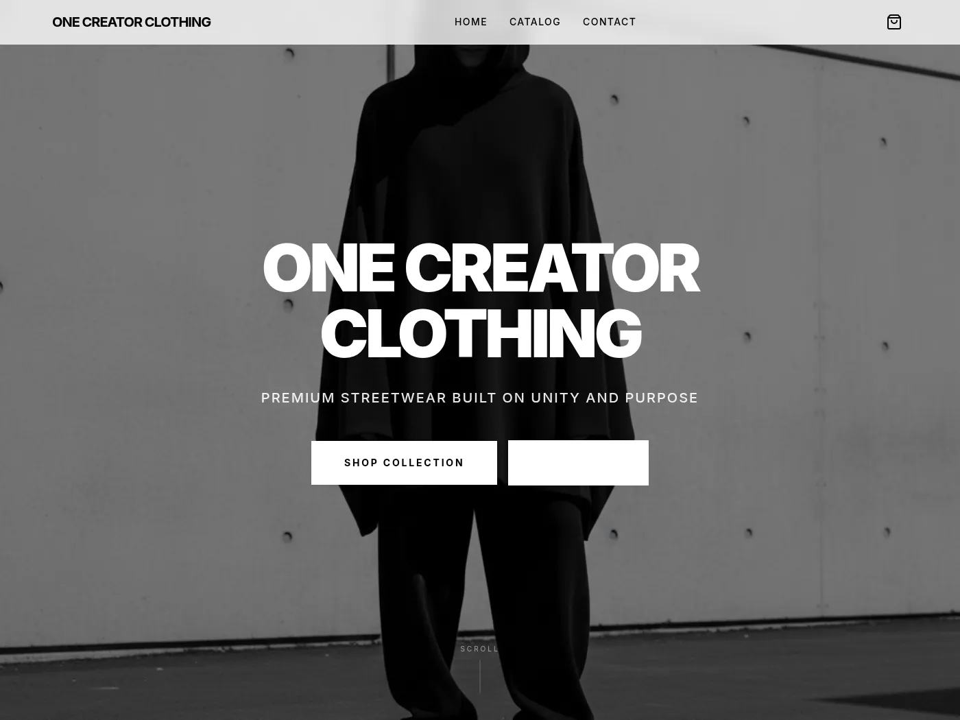 OneCreator Clothing Site