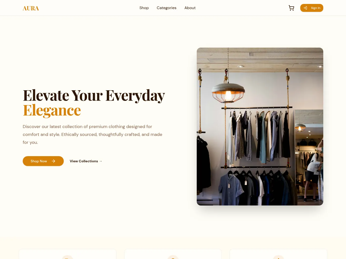 My Clothing Storefront