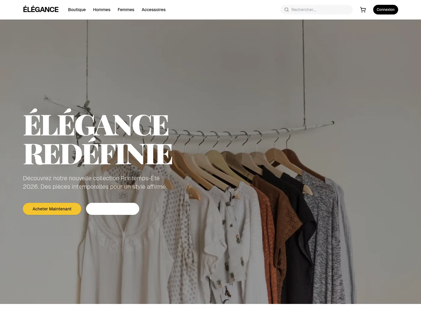 Clothing Shop Site