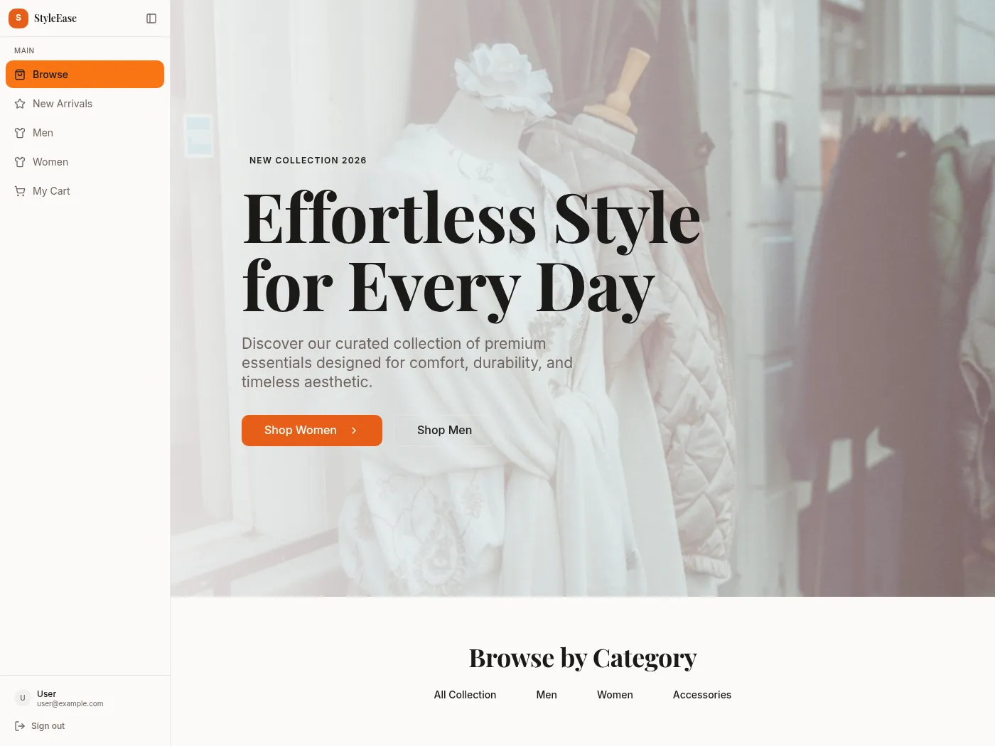 StyleEase Shop