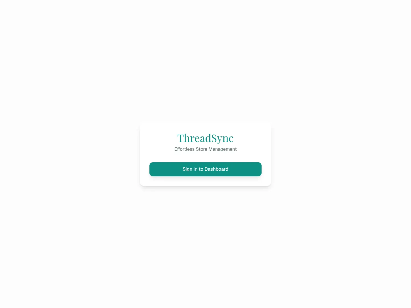 ThreadSync Store Manager