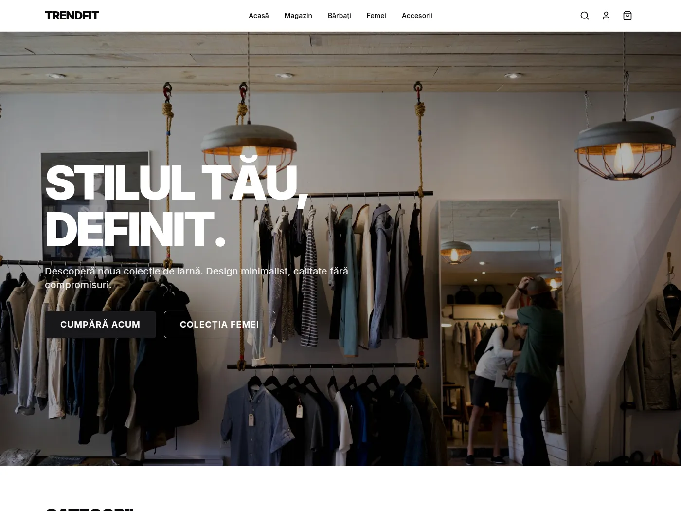 TrendFit Clothing Store