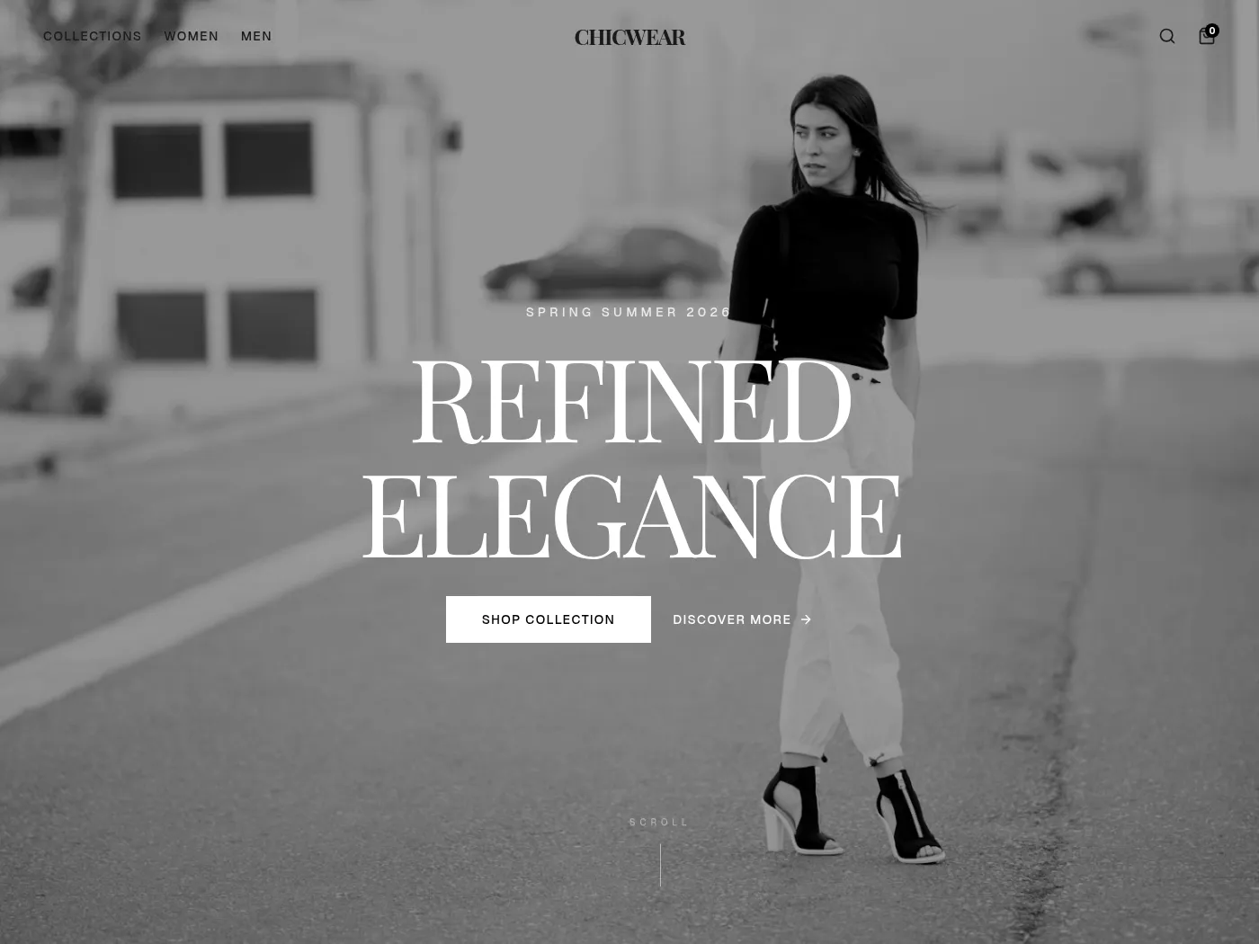 ChicWear Landing Page