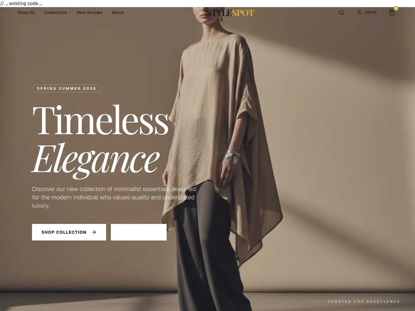 StyleSpot Web Portal