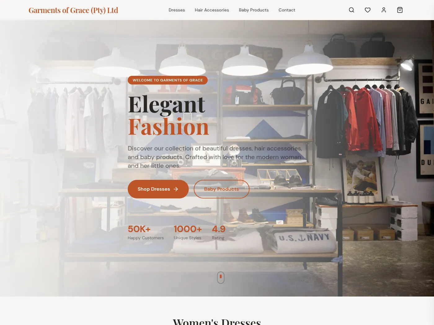 Clothify Online Store