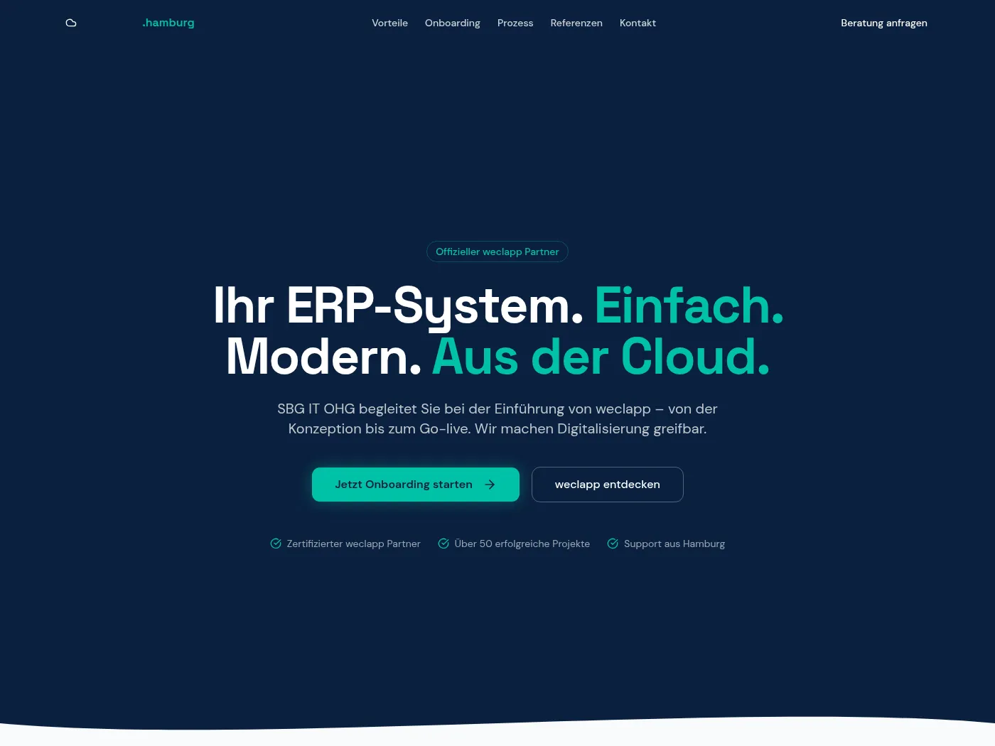 Cloud-ERP Hamburg Site