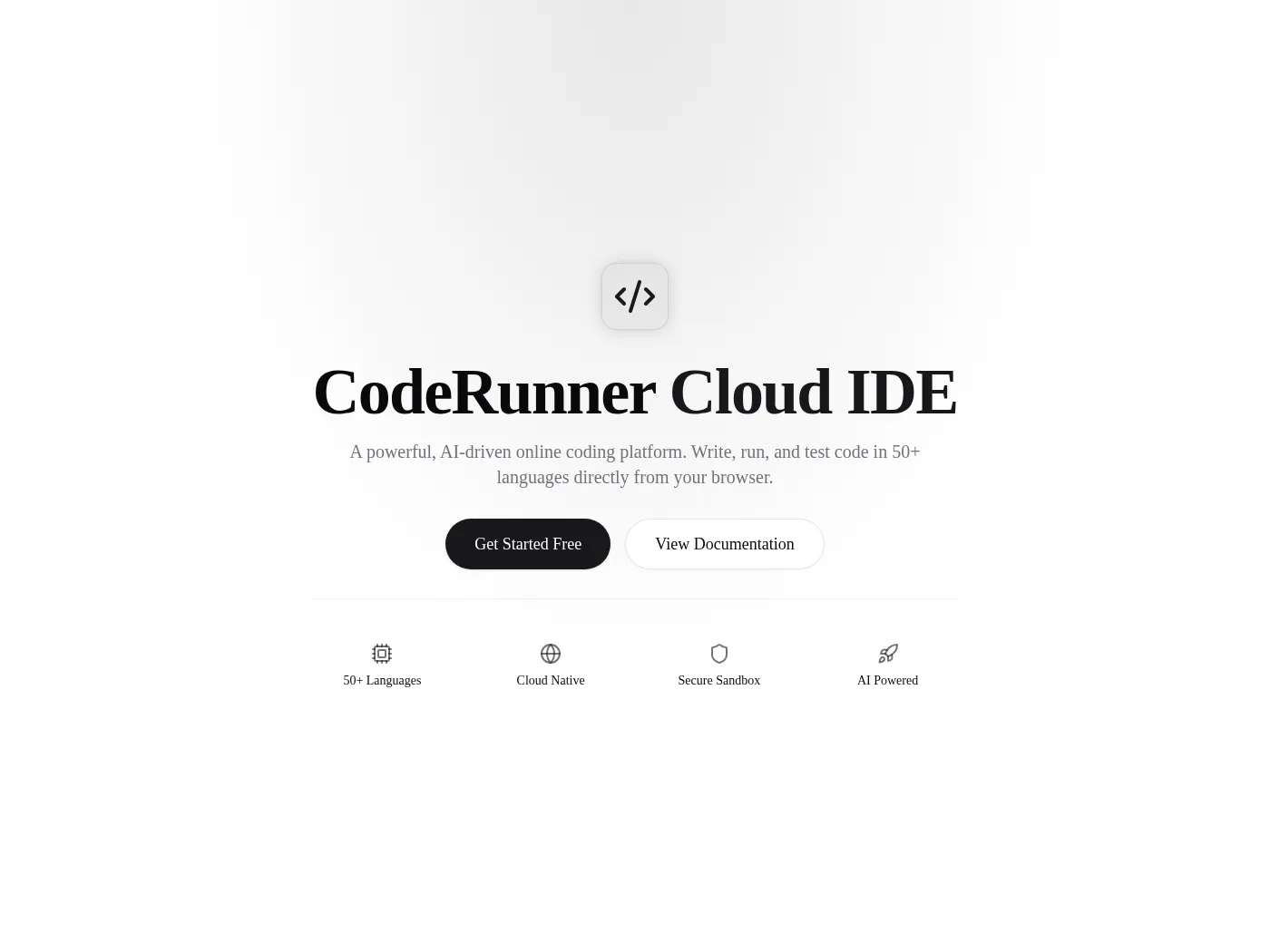 CodeRunner Cloud IDE