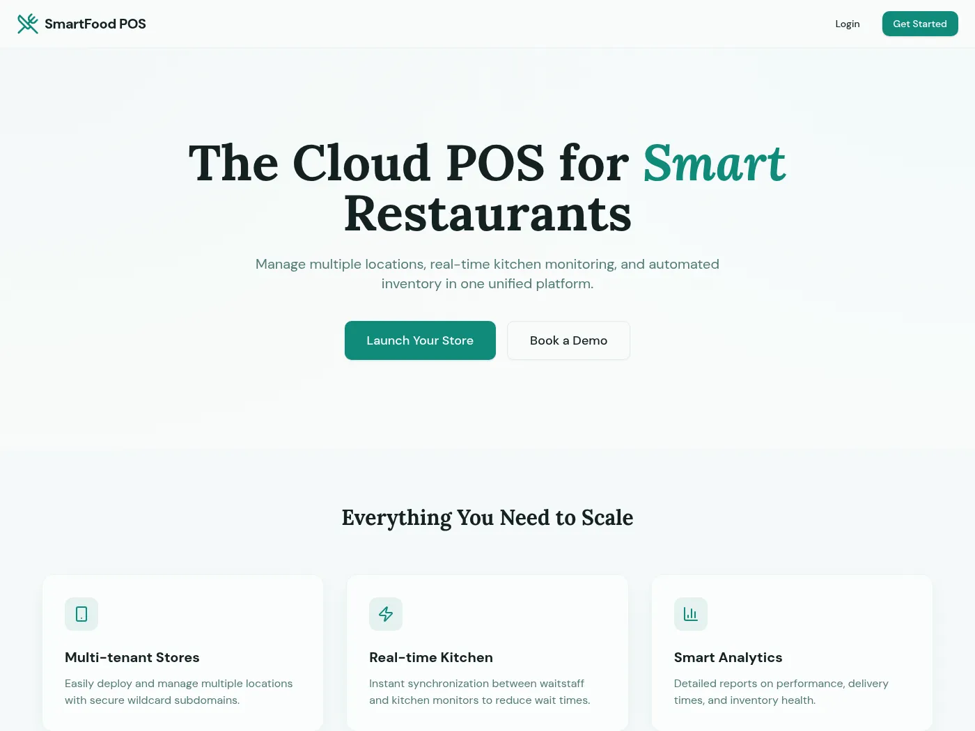 SmartFood Cloud POS