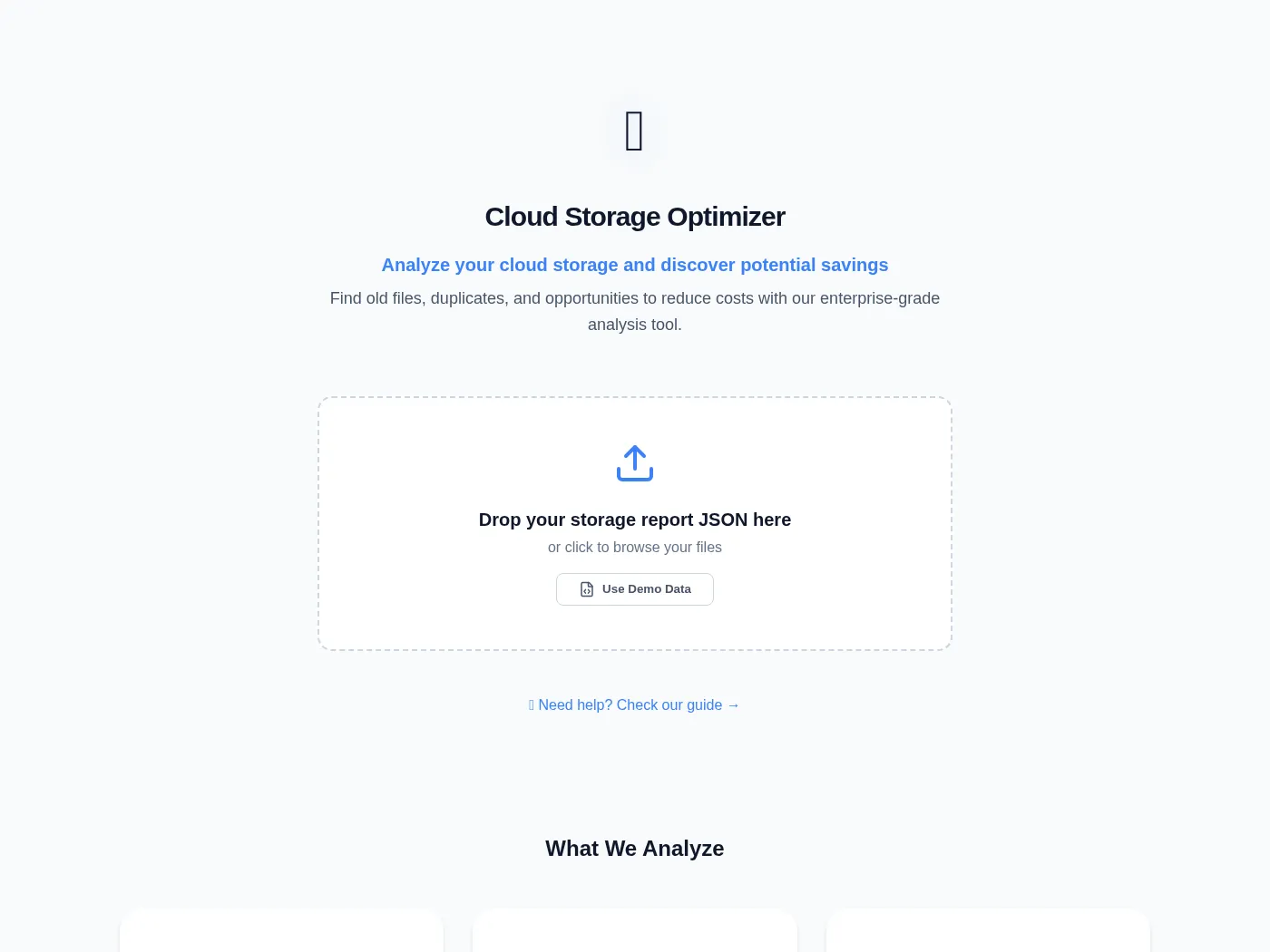 Cloud Optimizer Redesign