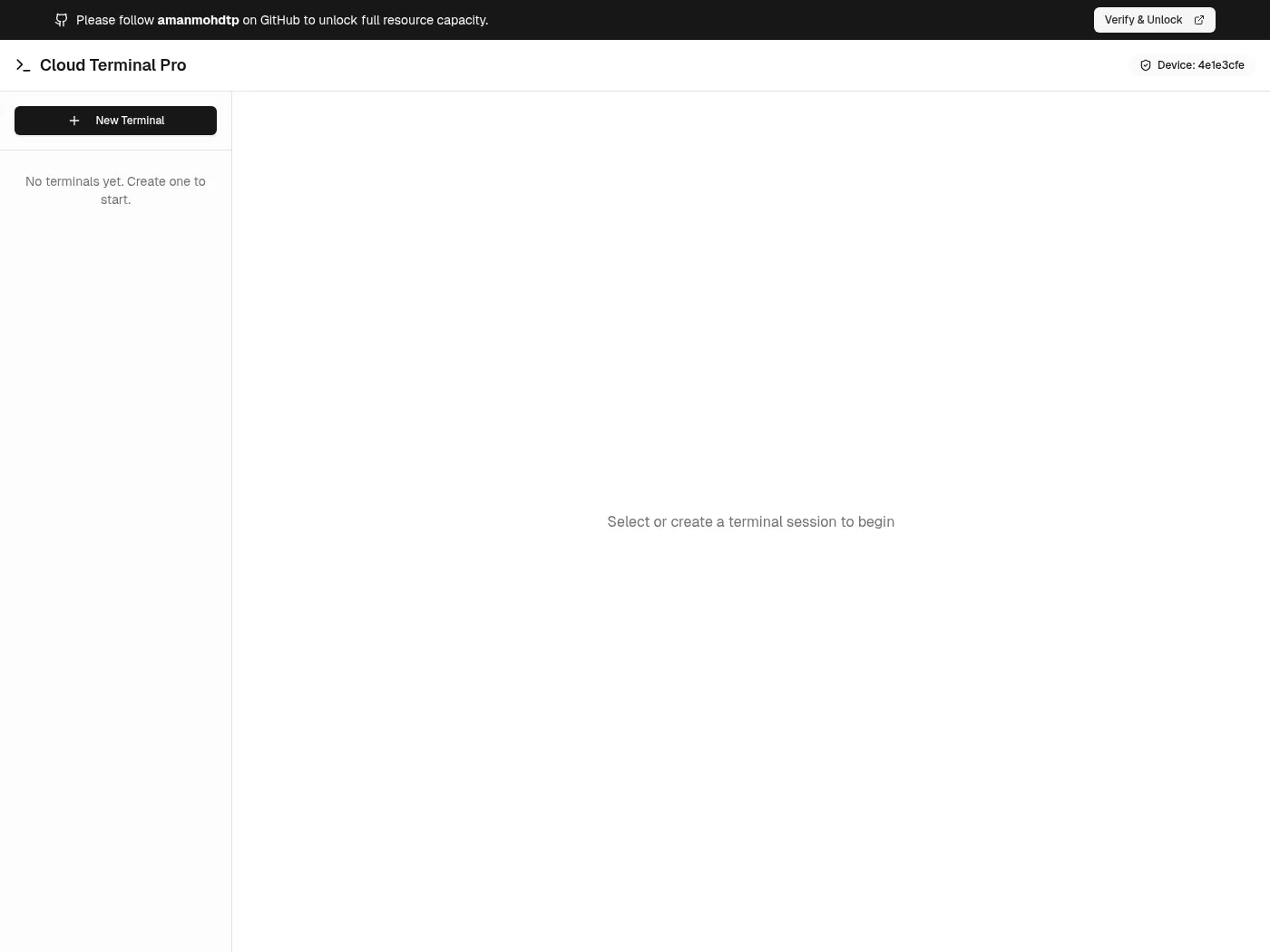 Cloud Terminal Pro