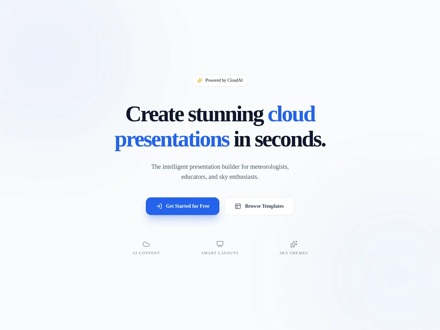 Cloud Types Slides