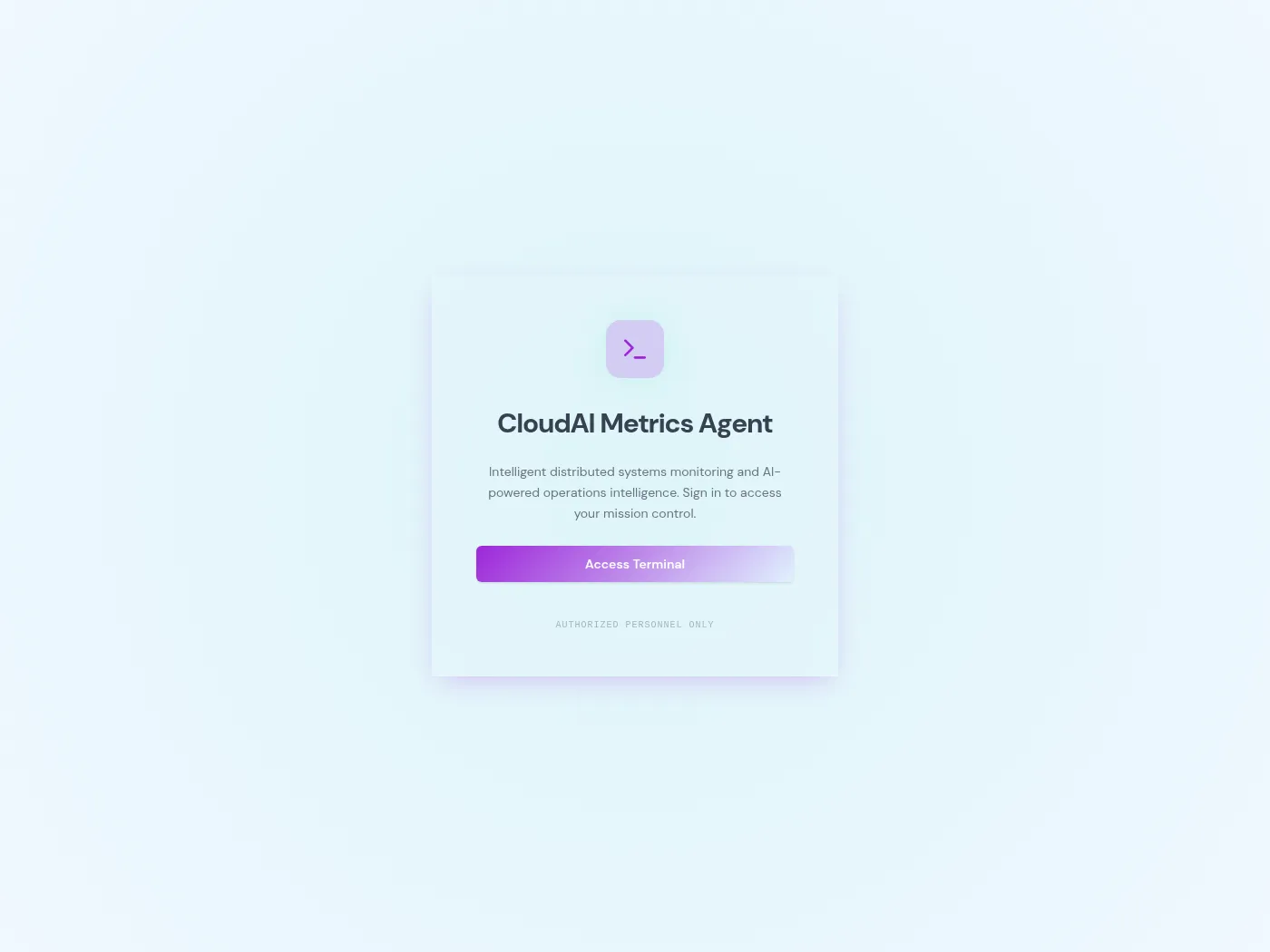 CloudAI Metrics Agent