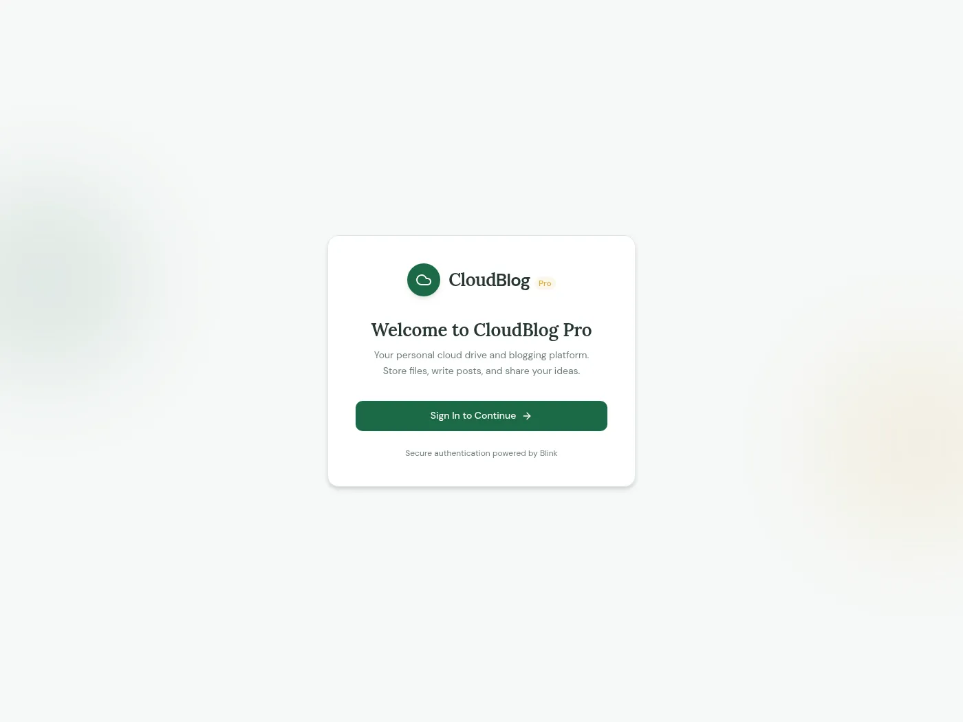CloudBlog Pro
