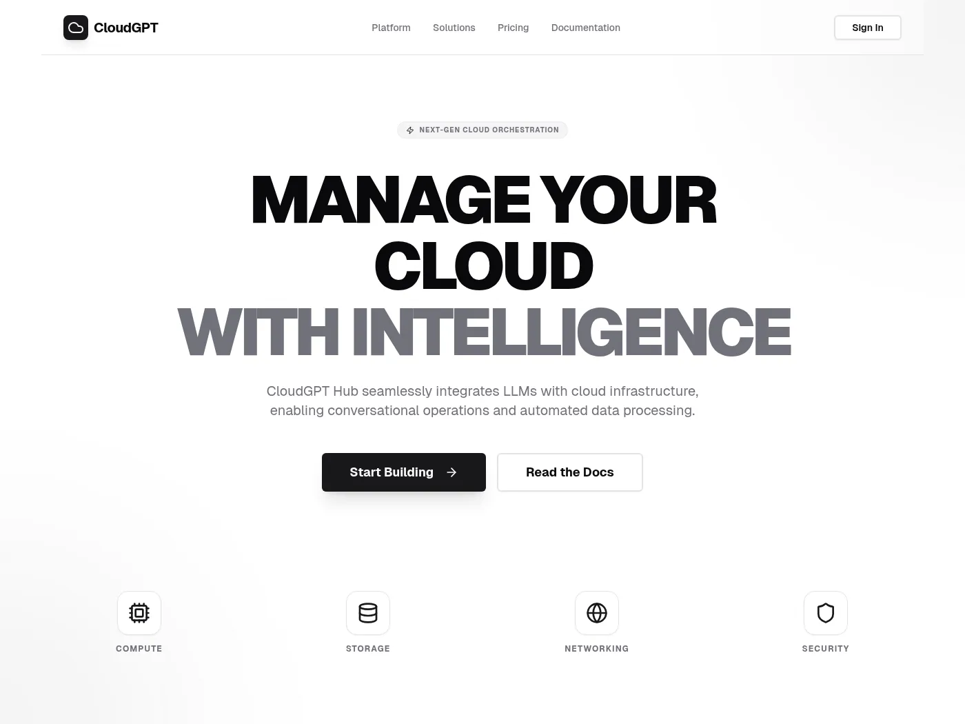 CloudGPT Hub