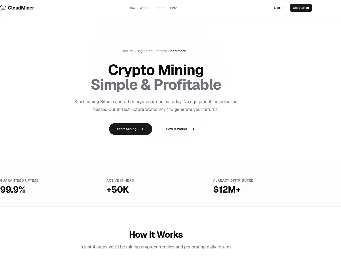 CloudMiner Clone