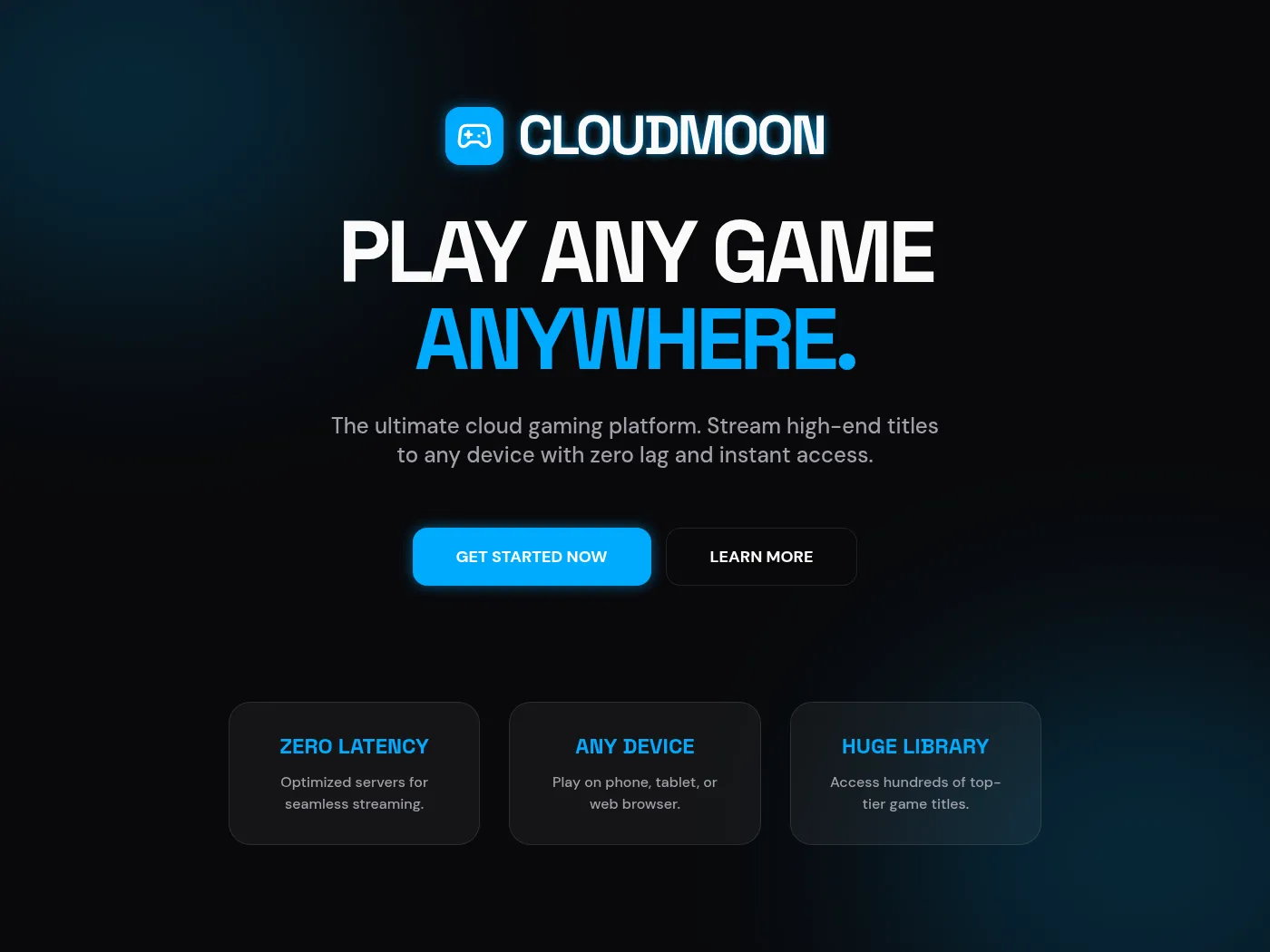 Cloudmoon Gaming Clone