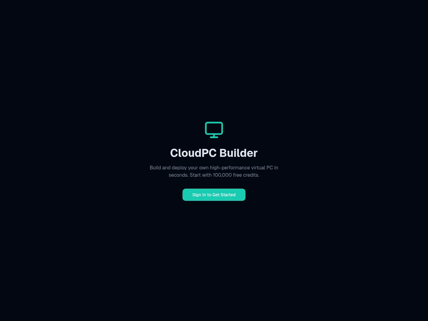 CloudPC Builder Platform