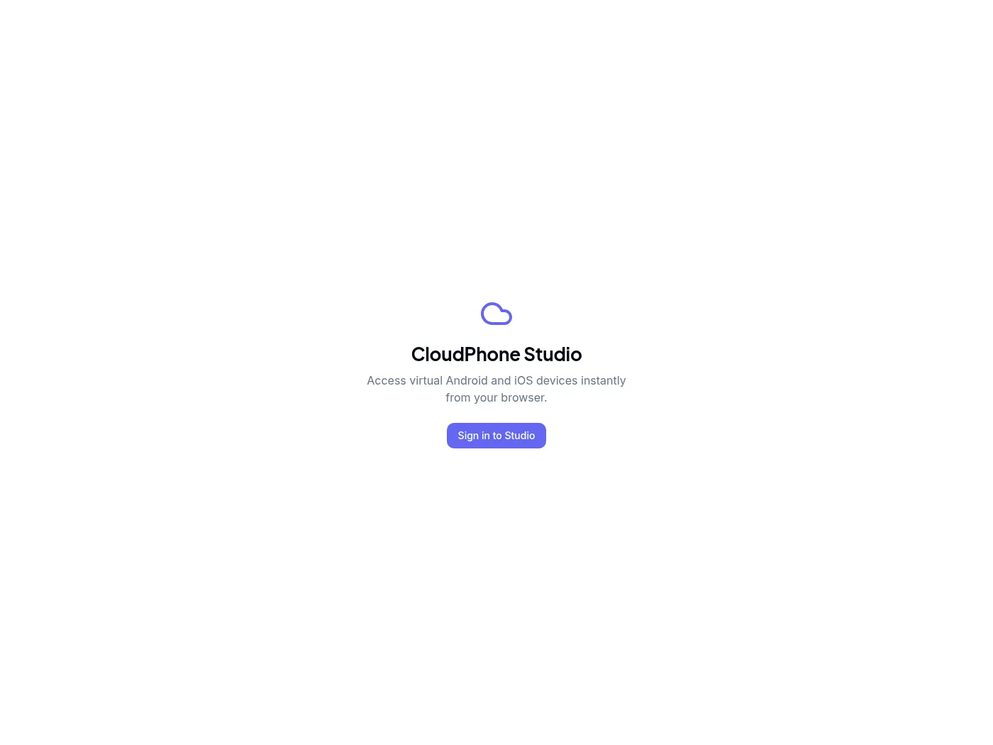 CloudPhone Studio