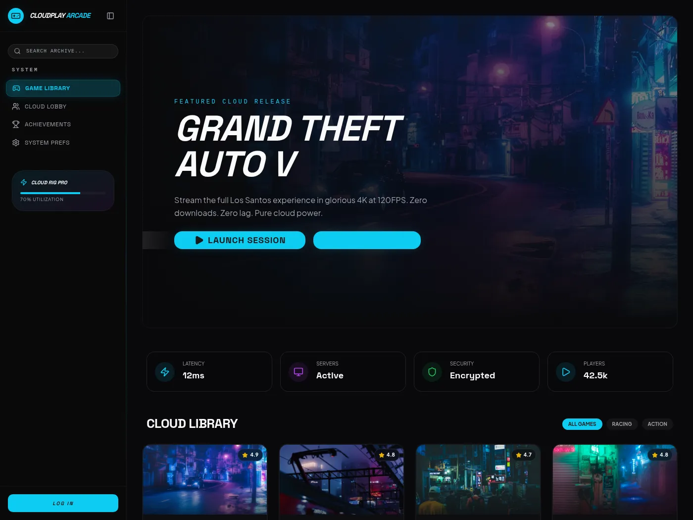 CloudPlay Arcade