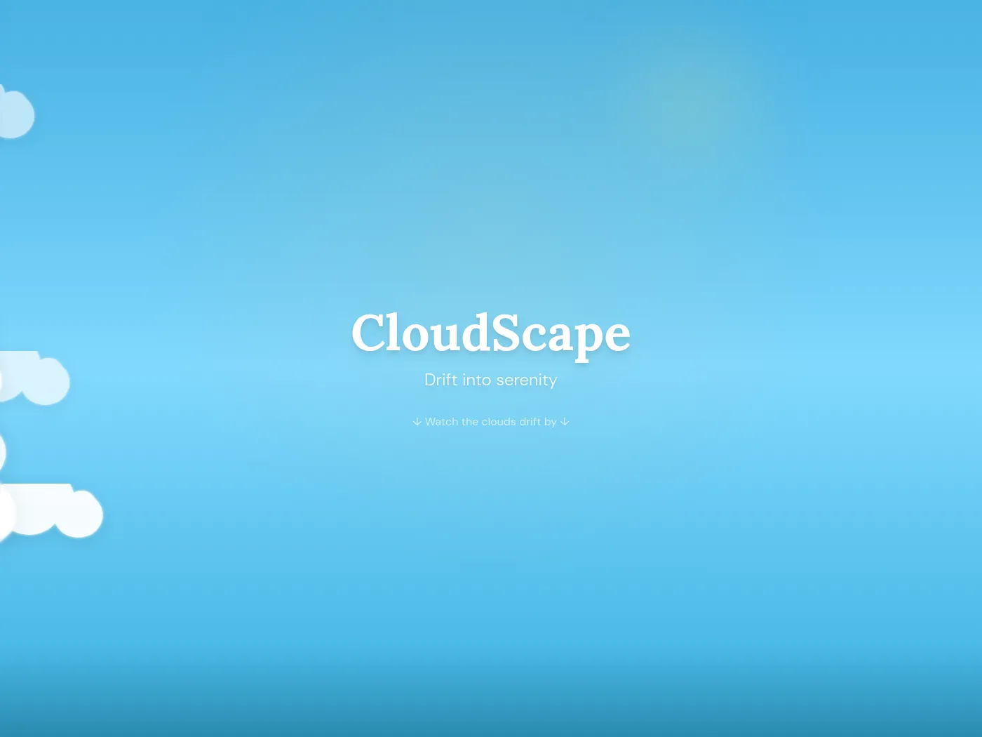 CloudScape Page