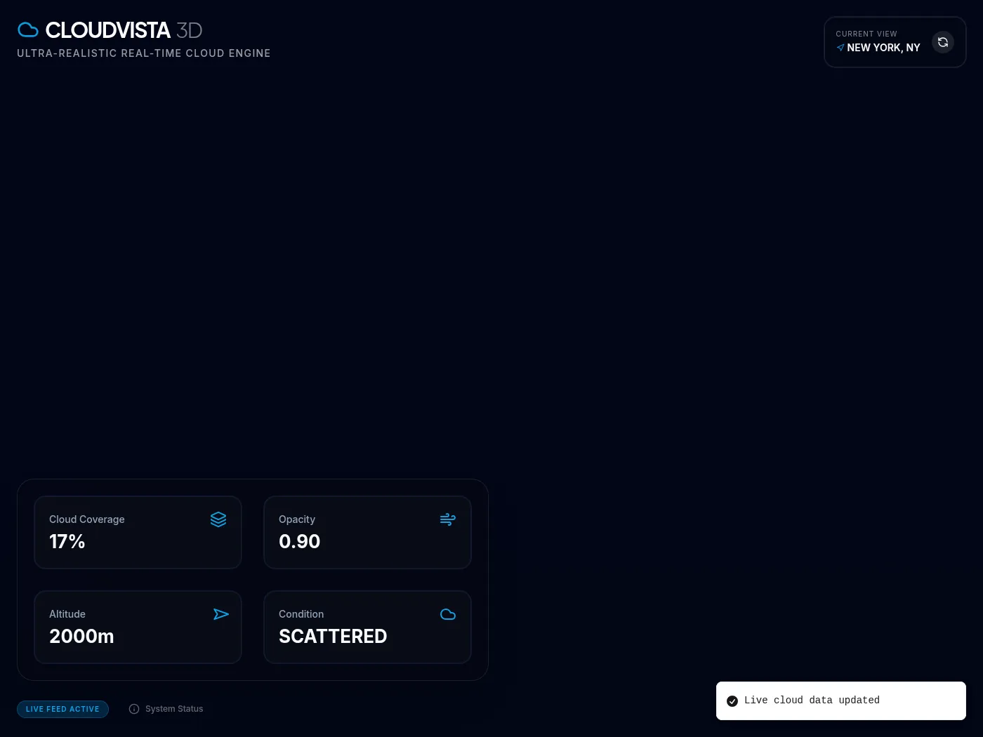 CloudVista 3D Weather
