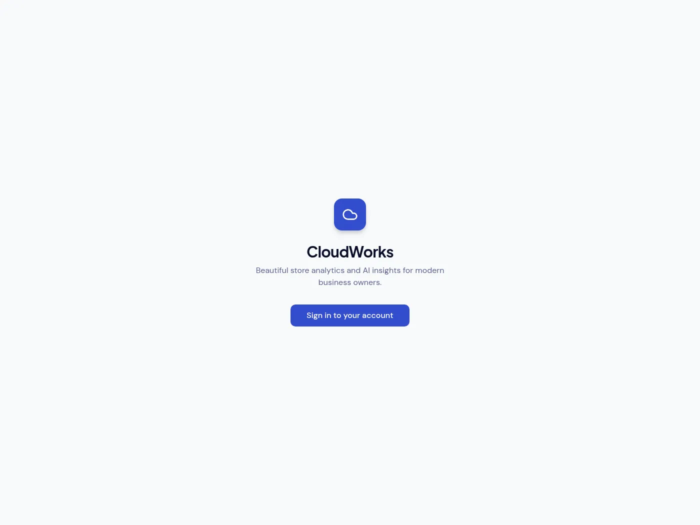 CloudWorks Analytics