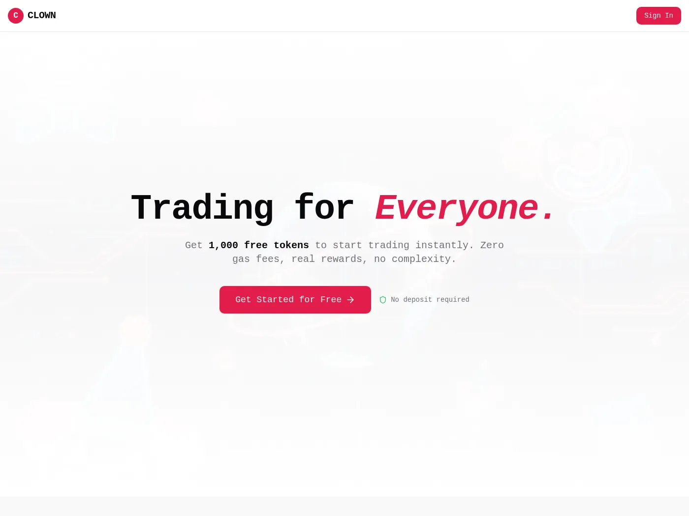 Clown Trading Platform