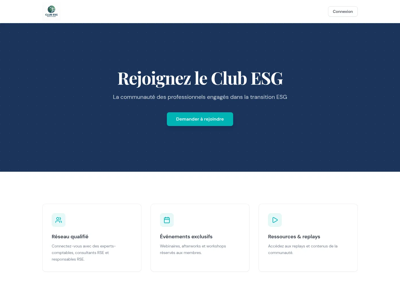 Club ESG Portal