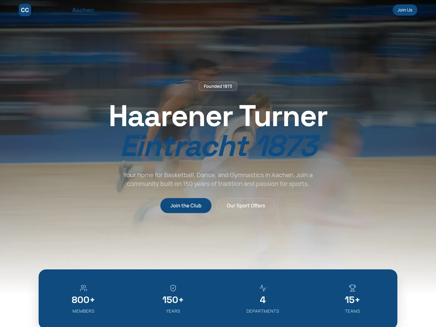 ClubConnect Homepage