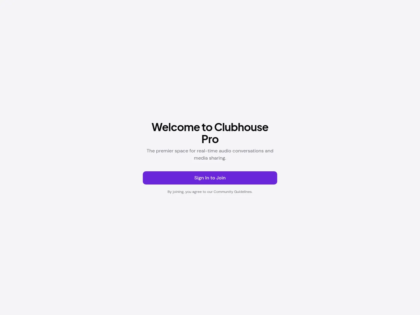 Clubhouse Pro Suite
