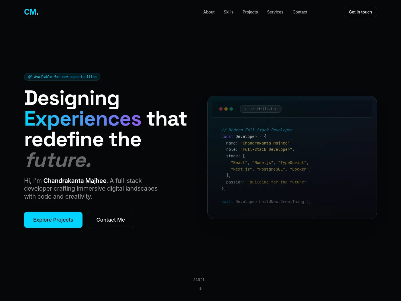 CM Portfolio Redesign