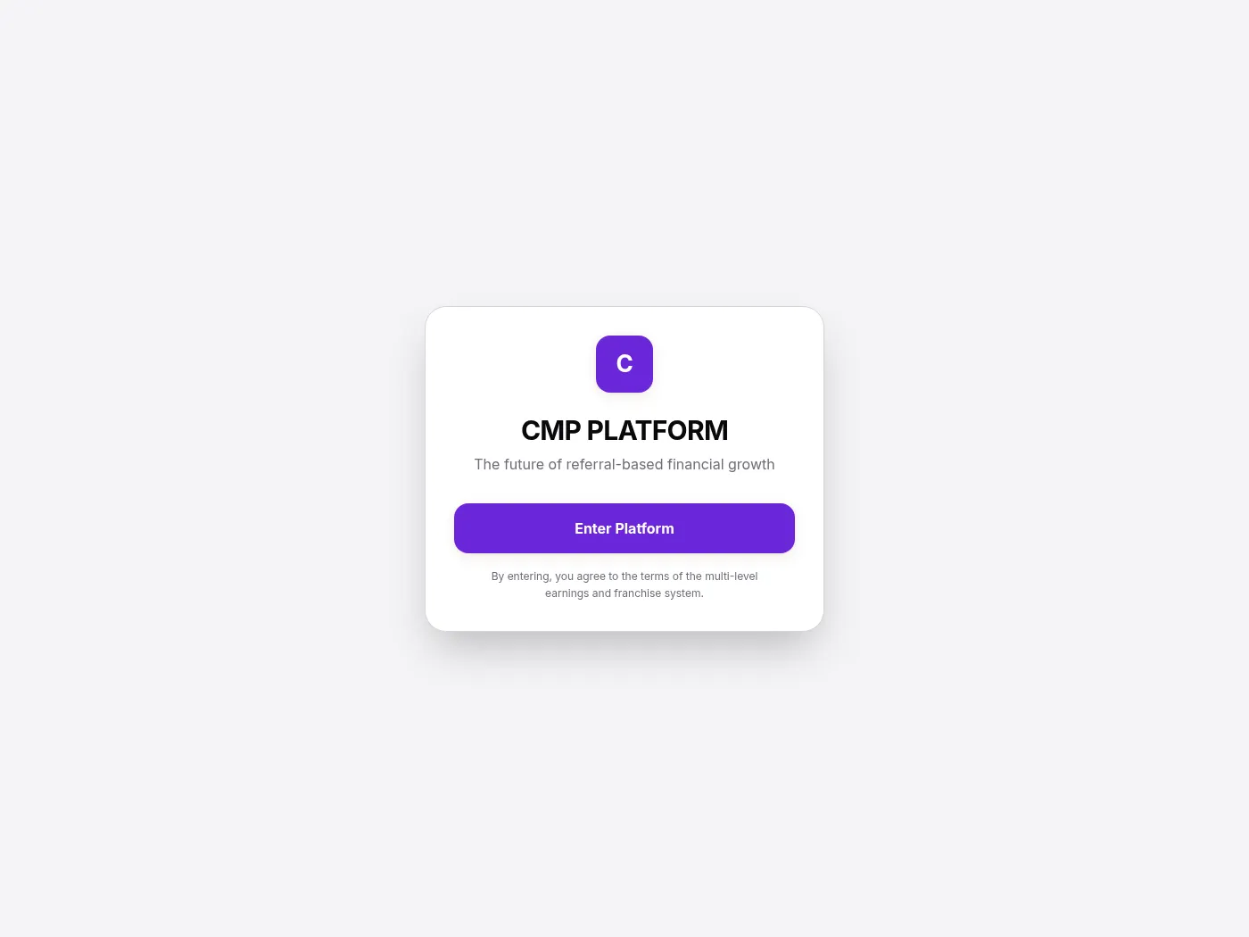 CMP Referral Platform