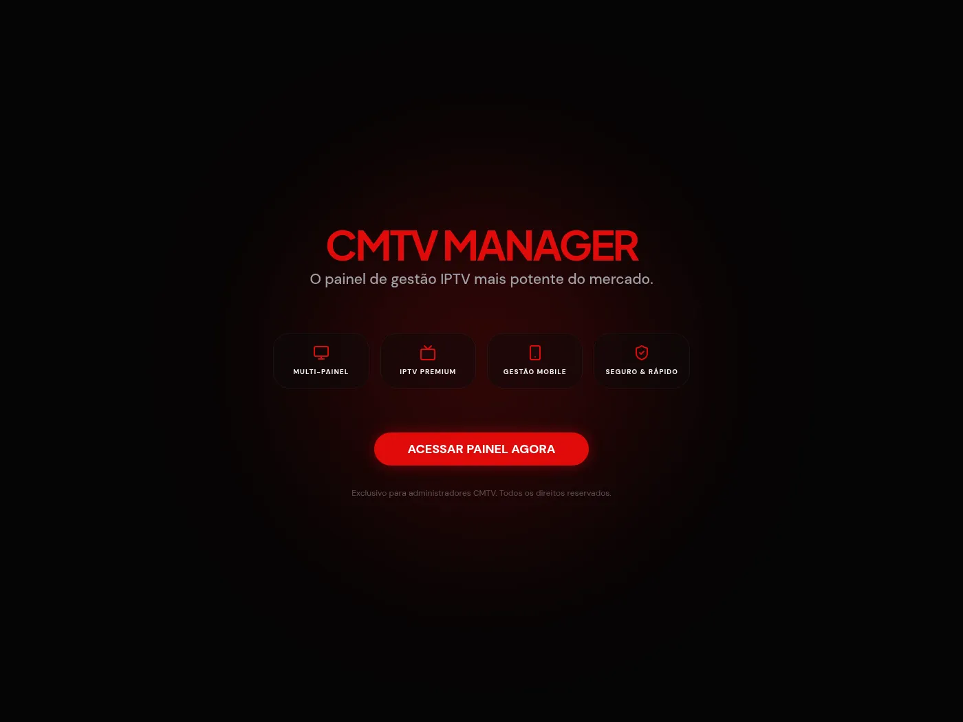 CMTV Manager Dashboard
