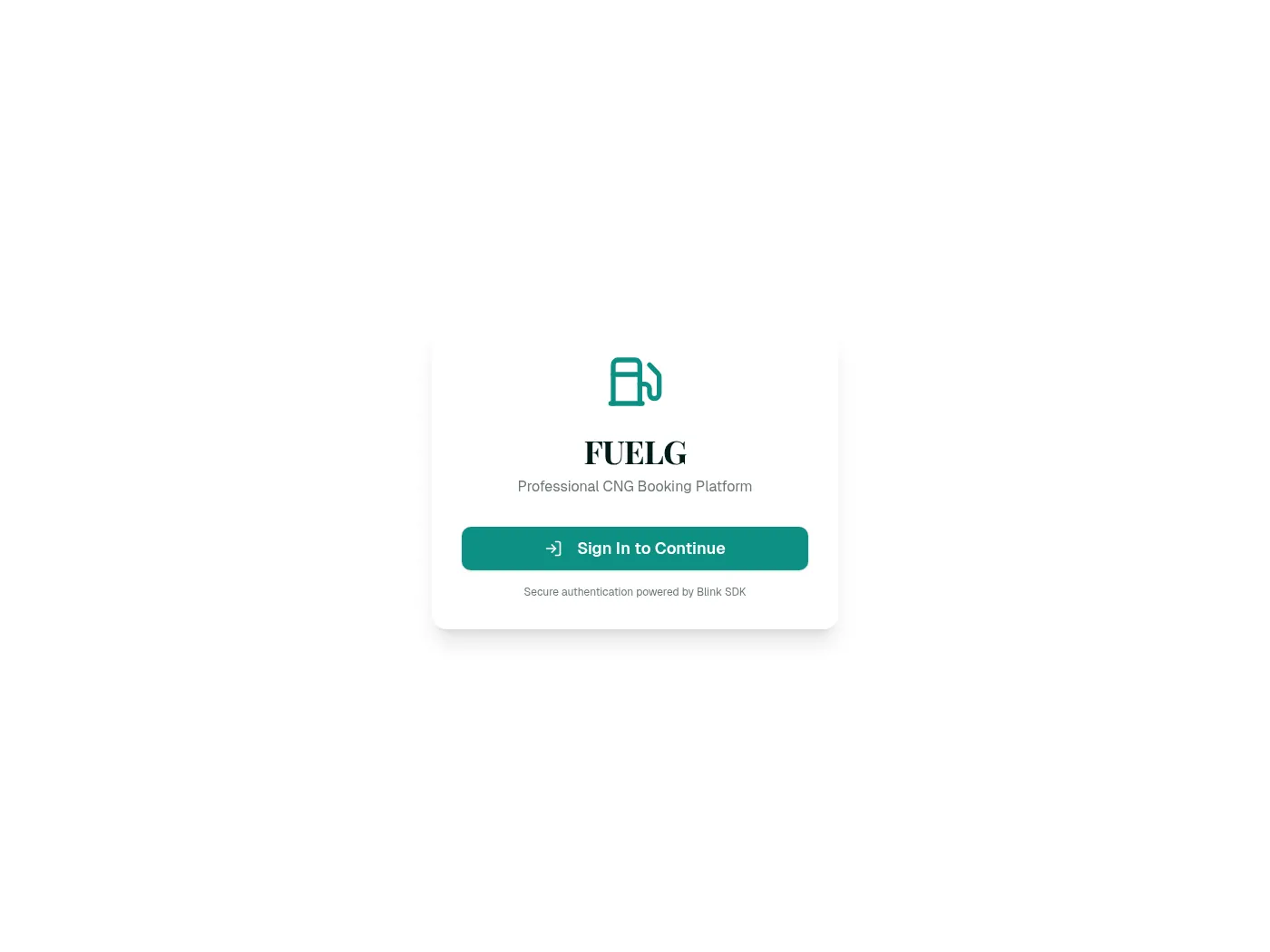 FUELG CNG Booking App