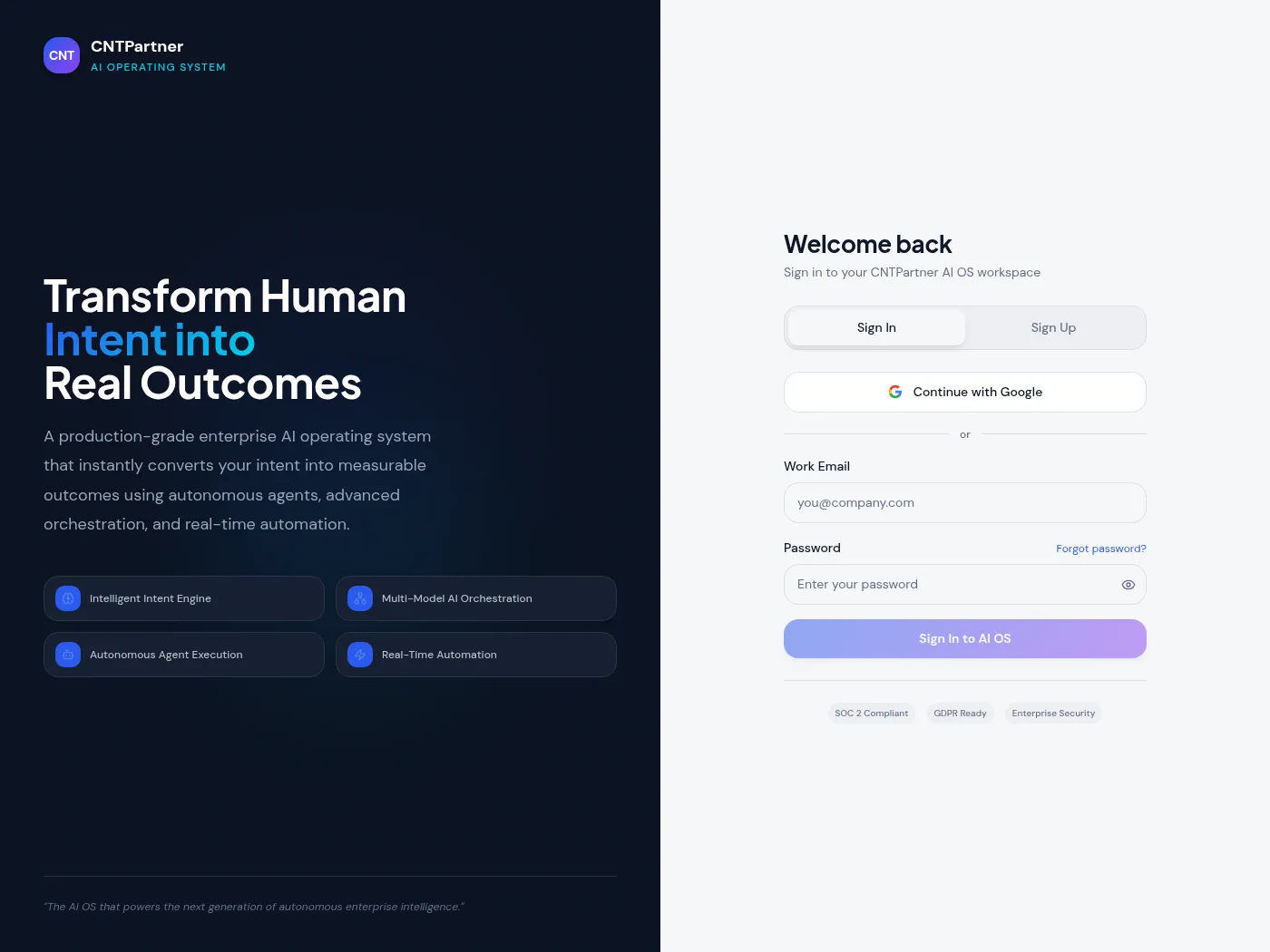 CNTPartner AI OS