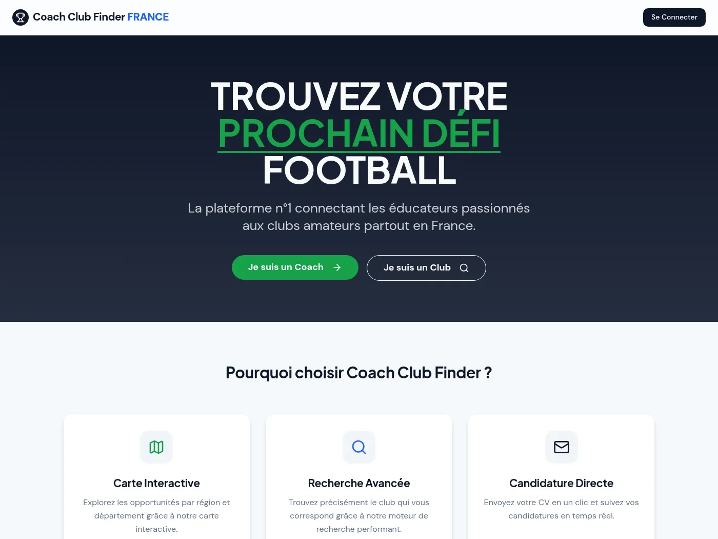 Coach Club Finder France