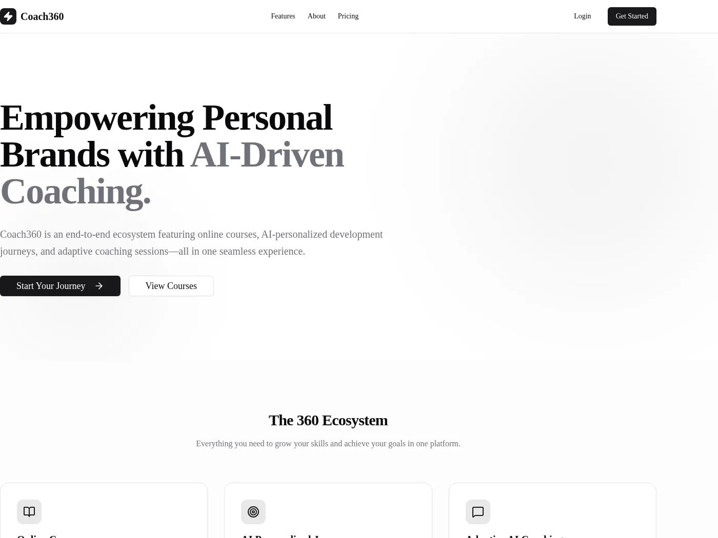 Coach360 AI Platform