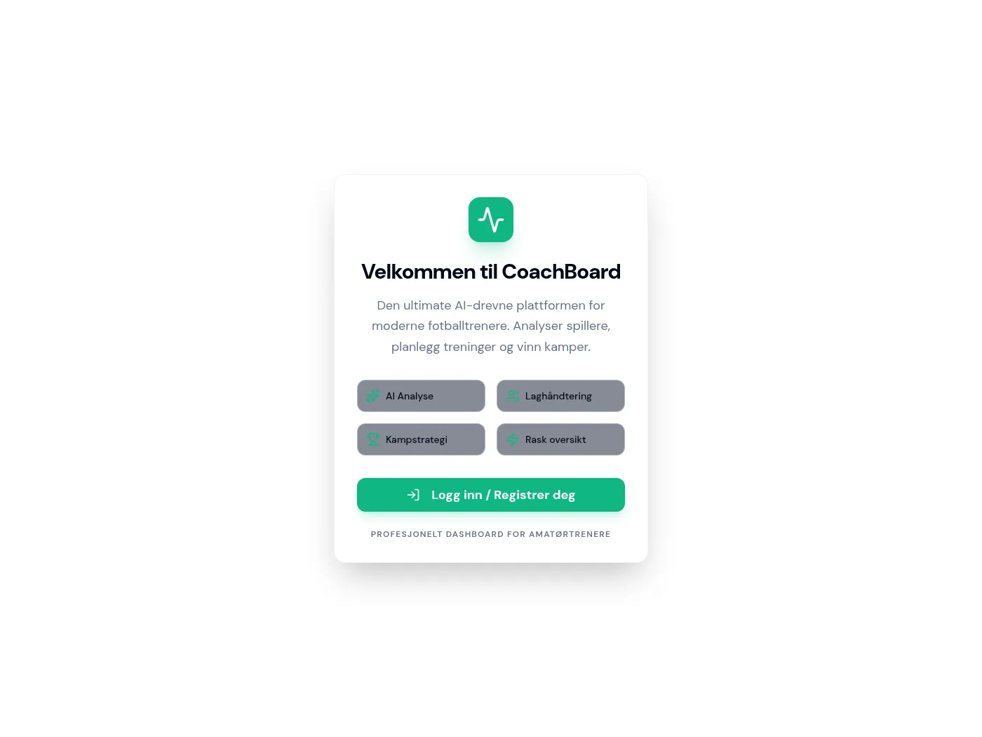 CoachBoard Dashboard
