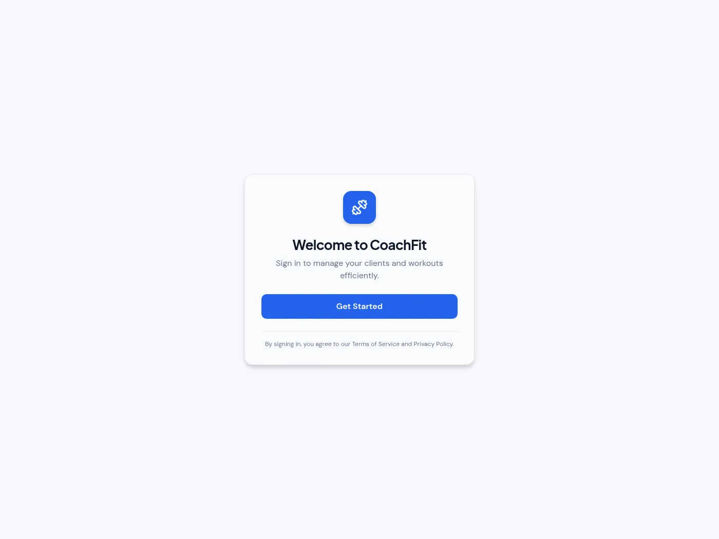 CoachFit App