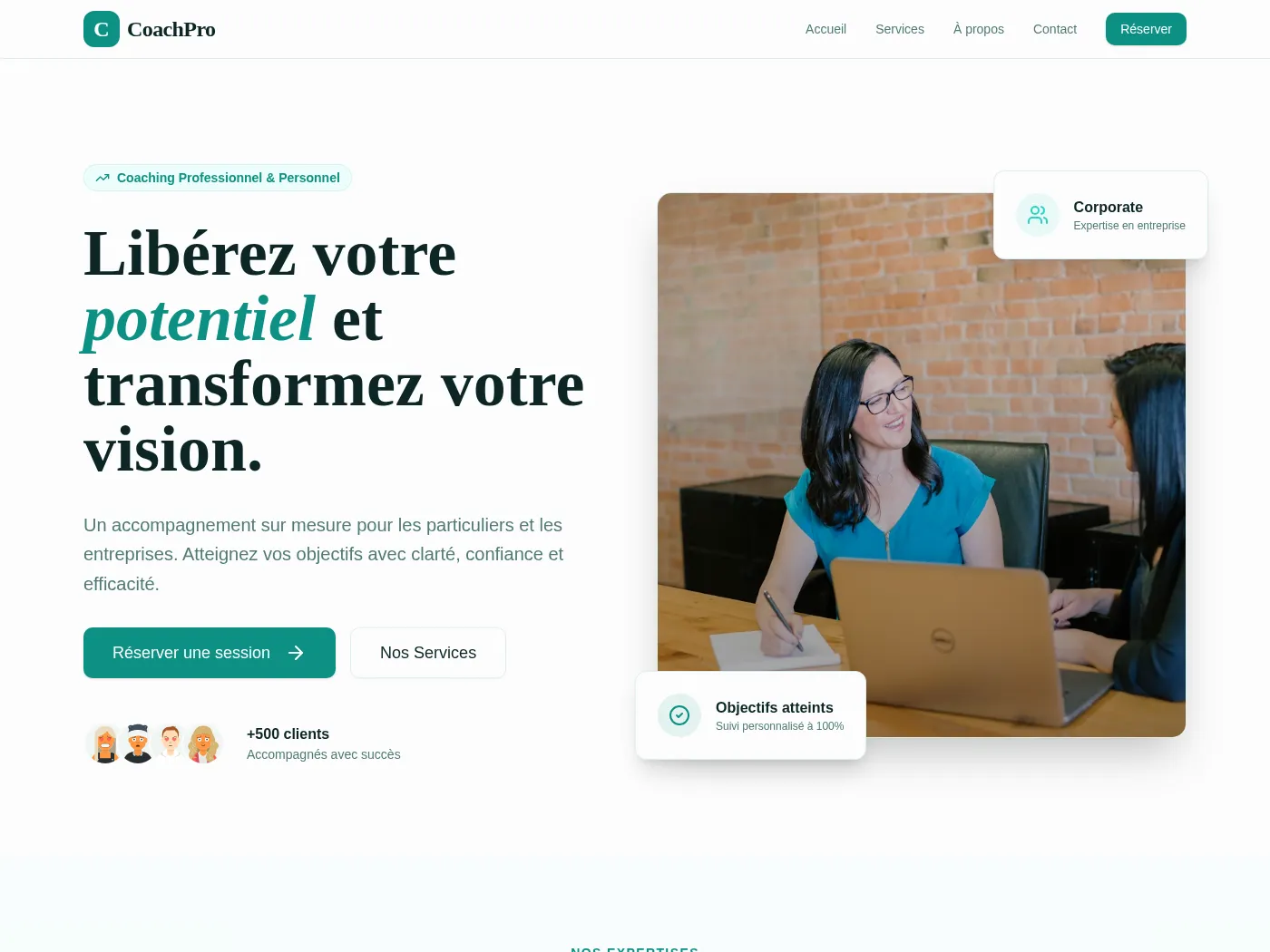 CoachPro Booking Site