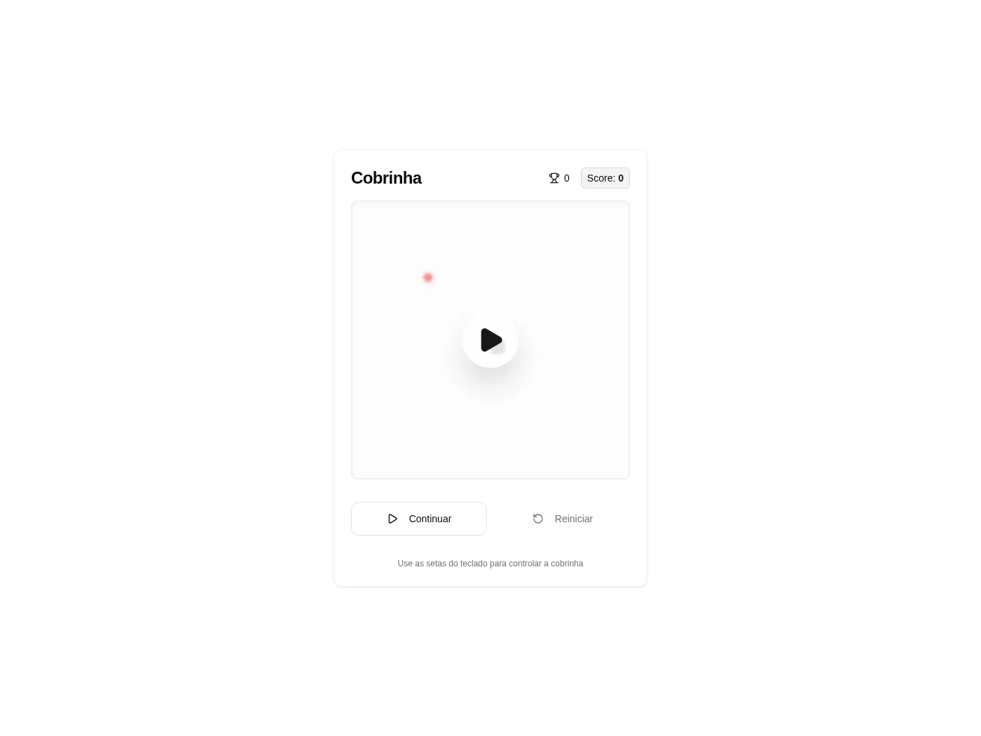Cobrinha Game