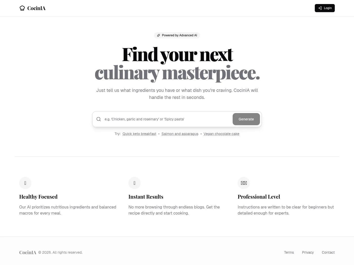 CocinIA Recipe Finder