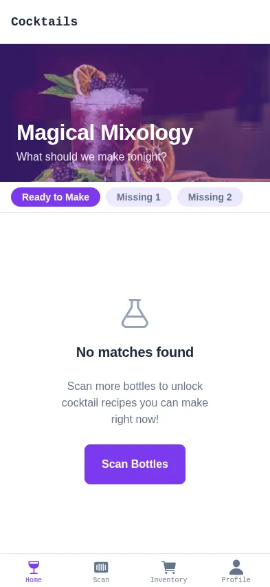 Cocktail Genie App