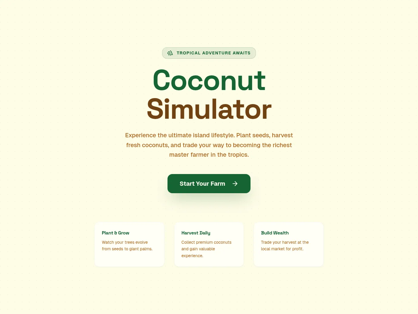 Coconut Simulator