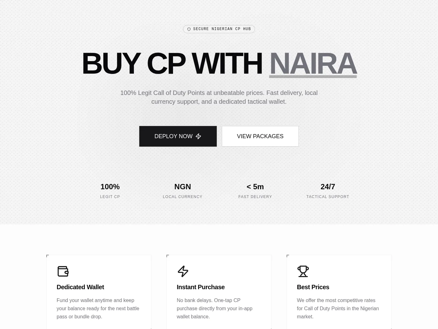 COD CP Wallet