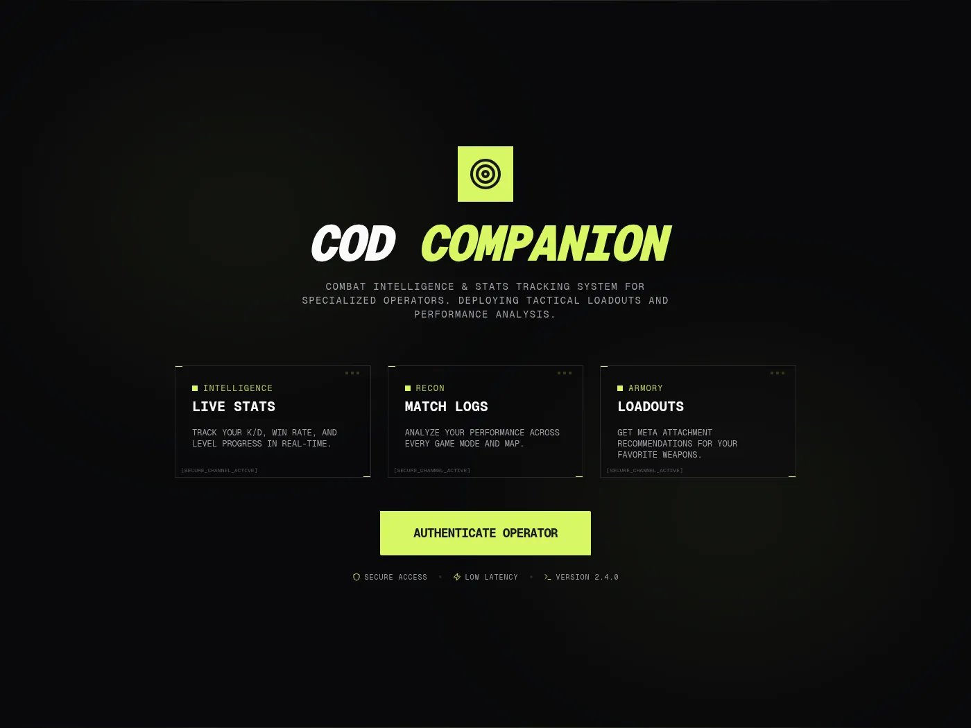 COD Companion