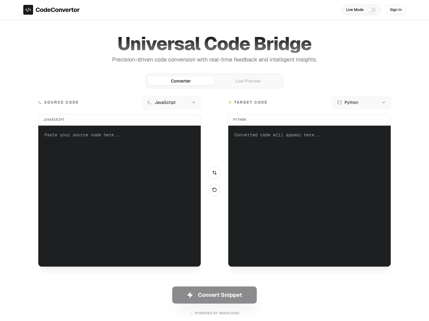 CodeConvertor