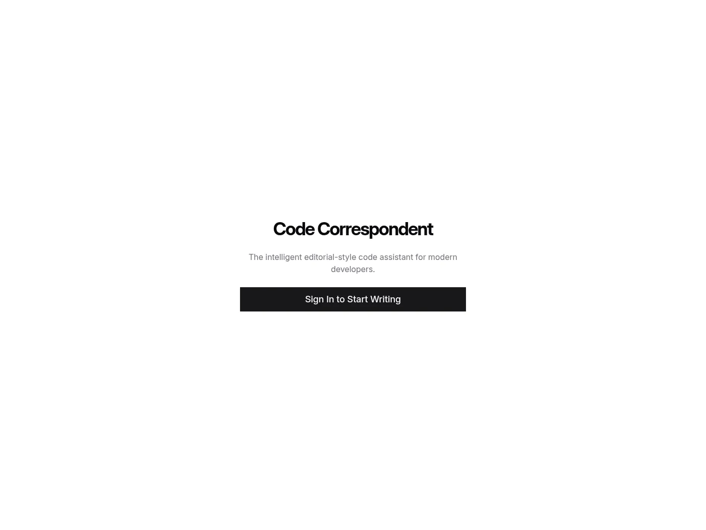 Code Correspondent
