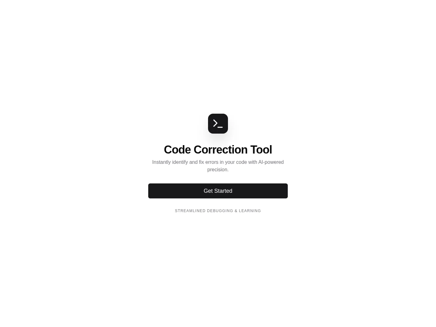 Code Correction Tool